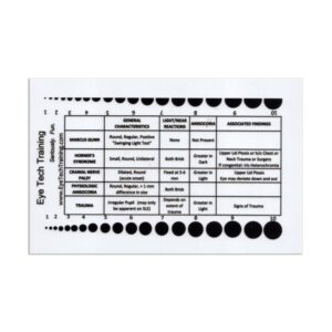 Printable Pupil Dilation Chart - Free Printable Template